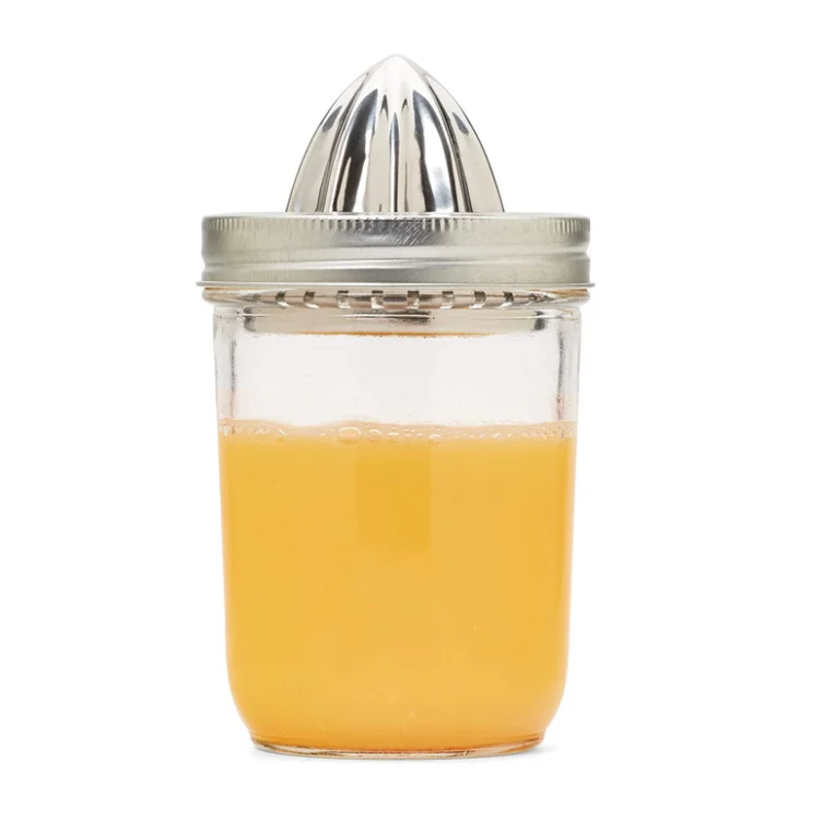 Mason Jar Juicer - Durable Stainless Steel Manual Juicer