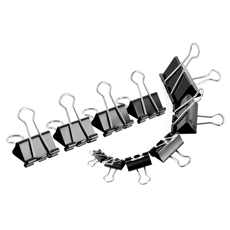 Custom Large Metal Binder Clips Wholesale Swallow Tail Clamp For ...