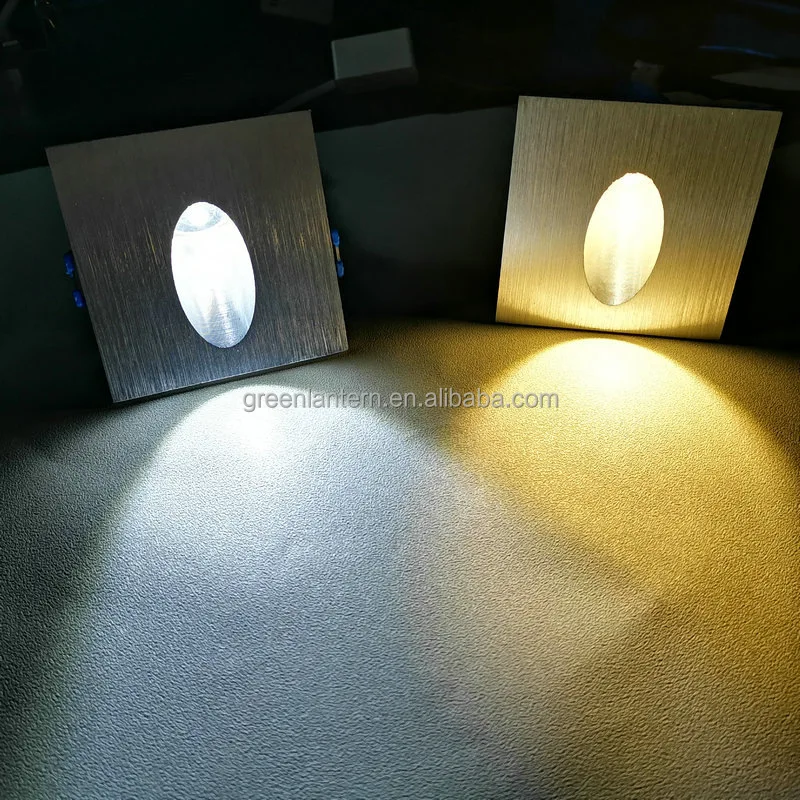 Aluminum Modern LED Stair Wall Lights - Warm White 3W