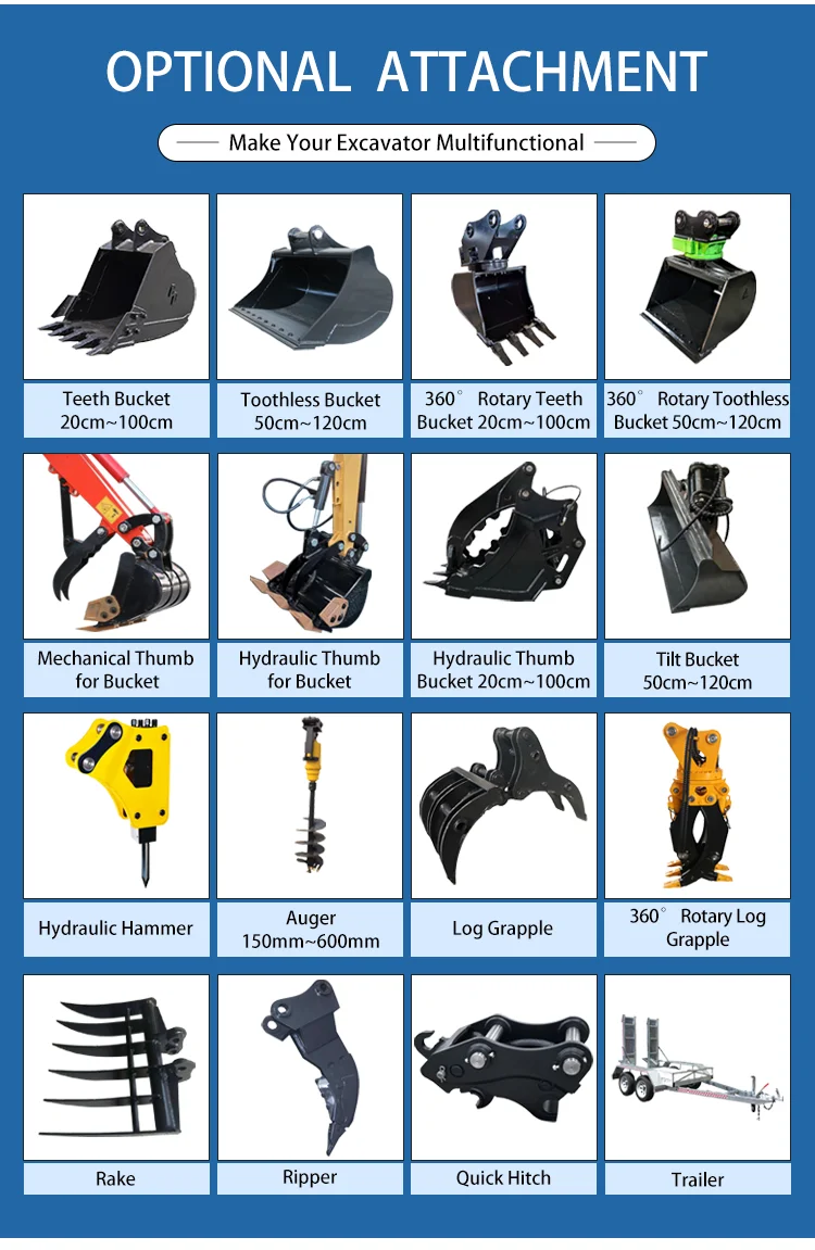 Best Selling Mini Digger Micro Bagger Ce/epa/euro 5 1 Ton 4t 2023 New ...