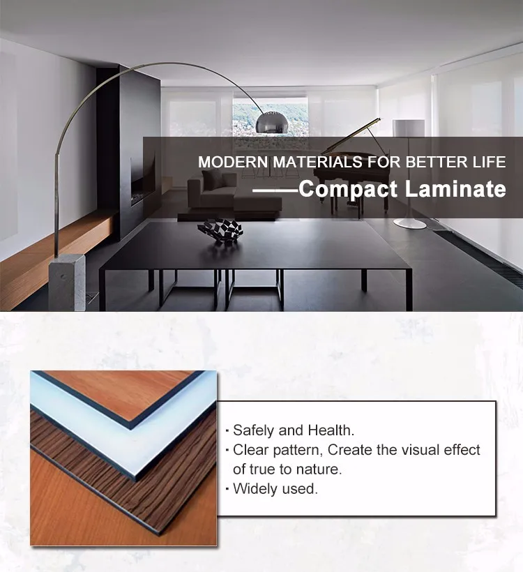 Waterproof HPL Panel Shower Cubicle with Compact Laminate Board Toilet ...