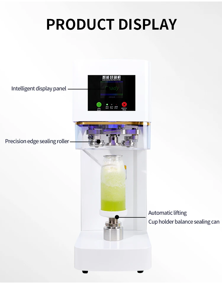 High Quality White Pop Can Sealing Machine - Fully Automatic