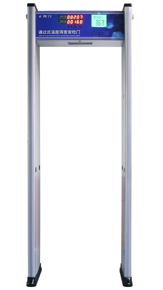 Walk Through Body Temperature Scanner Detector Multi 6 Zones Metal ...