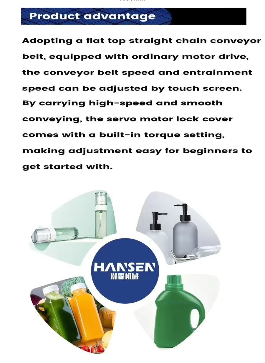 Easy to Operate Automatic Bottle Capping Machine Toner Lotion Bottle ...