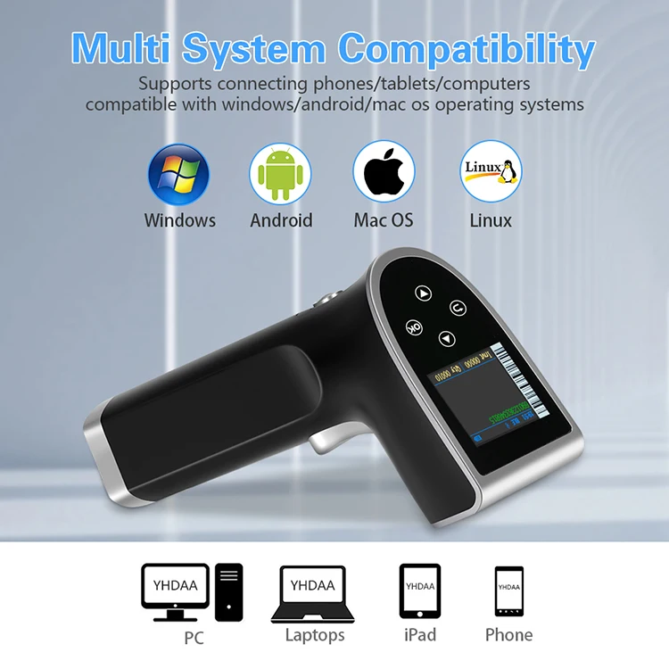 YHDAA Handheld Android Qrcode Pos Terminal With Barcode Reader Scanning ...