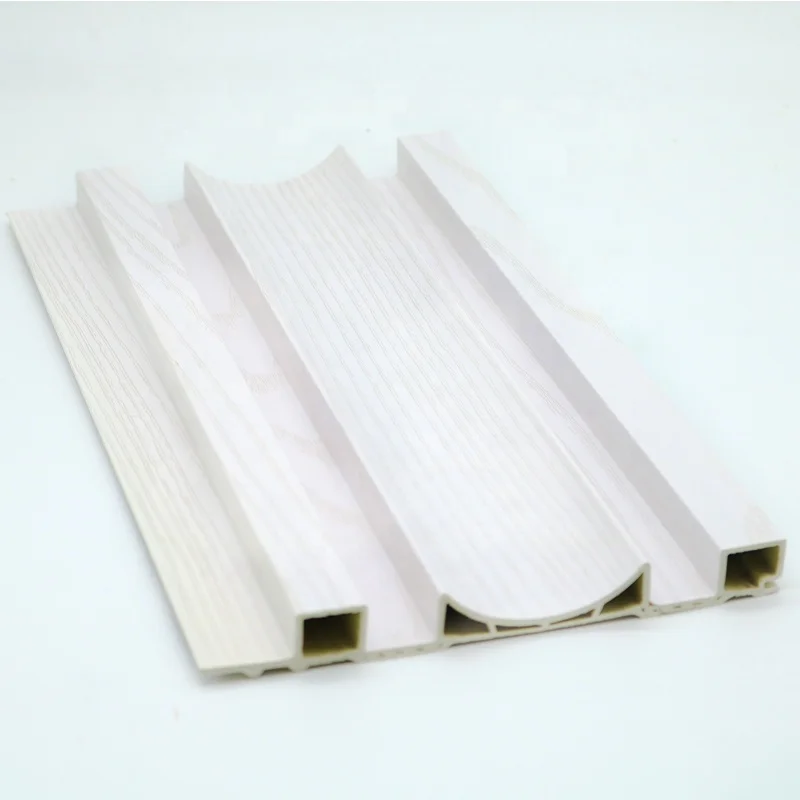 Bamboo Charcoal Fiber Extrusion 1220*2440*5/8mm Interior WPC Fluted ...