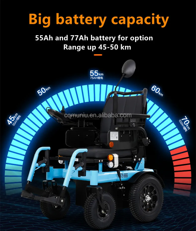 Off-road Electric Wheelchair - Powerful & Reliable Mobility