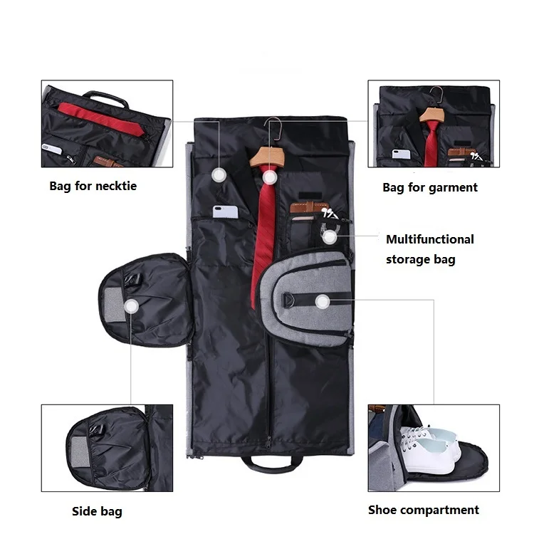 Middle Yellow Foldable Men's Large Capacity Duffel Travel Bag Portable ...