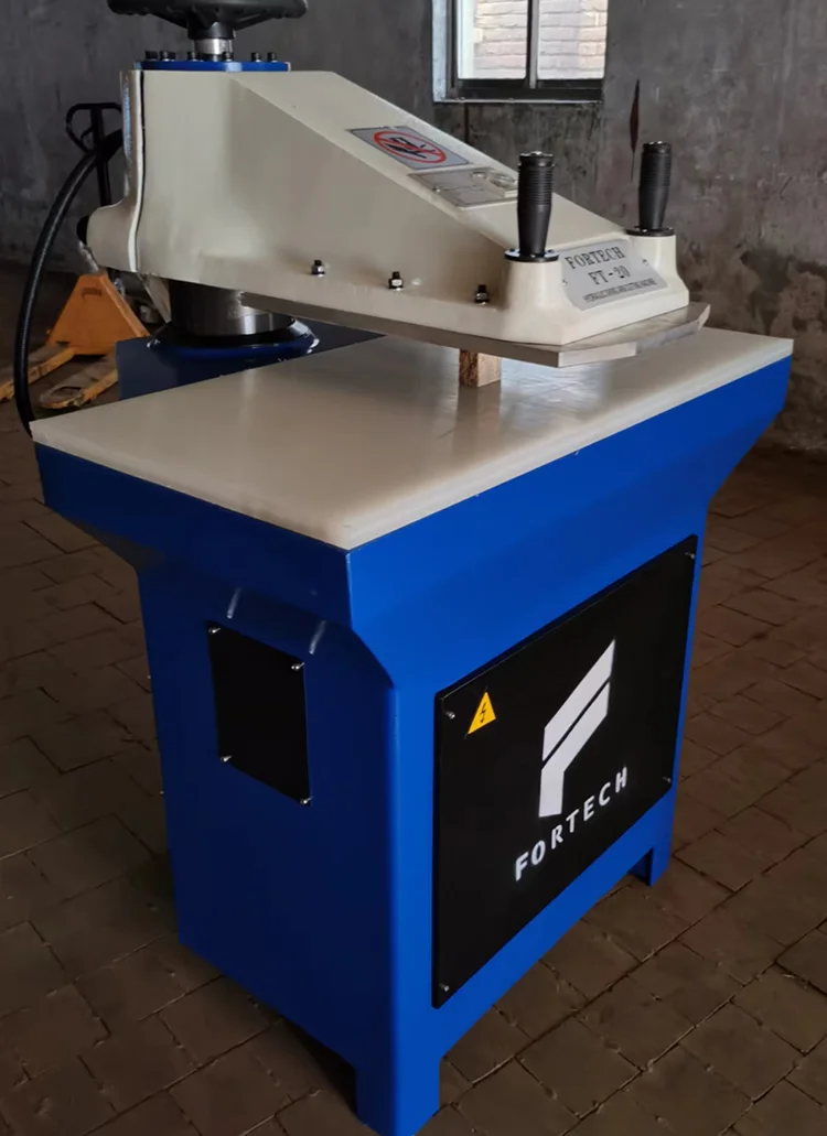 Hydraulic Swing Arm Clicker Press - Precision Leather Die Cutting Machine