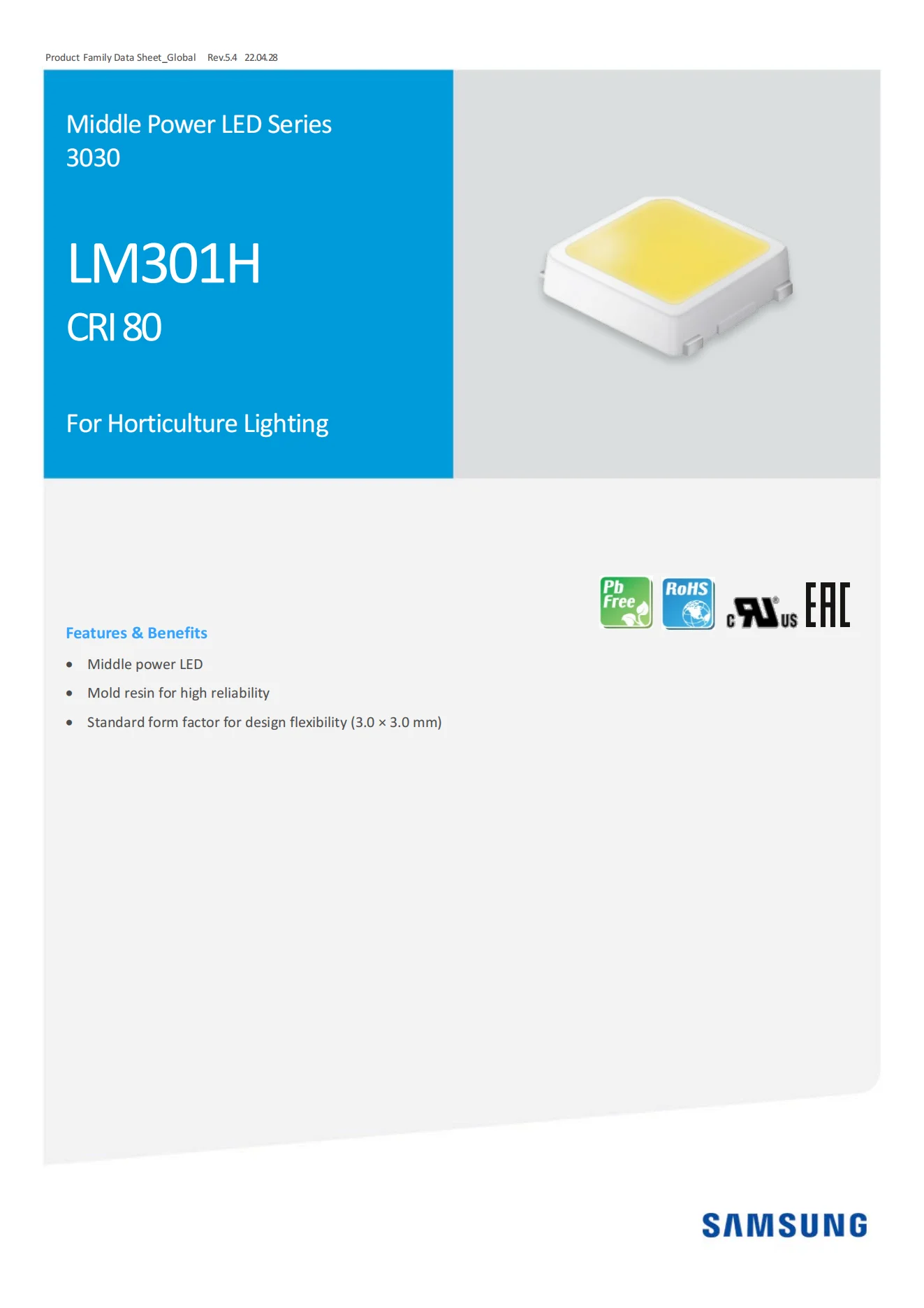 Samsung LM301H LED Chips - Efficient Grow Light Solutions