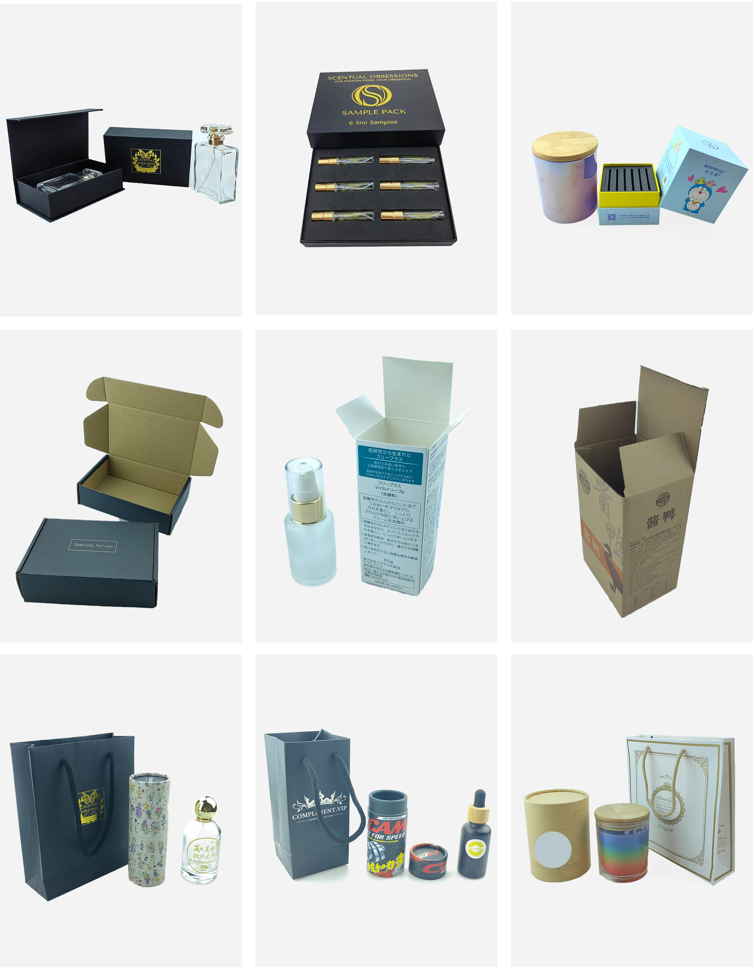 Cardboard Paper Round Tube Box Mockup Care Package For Women - Buy Care ...