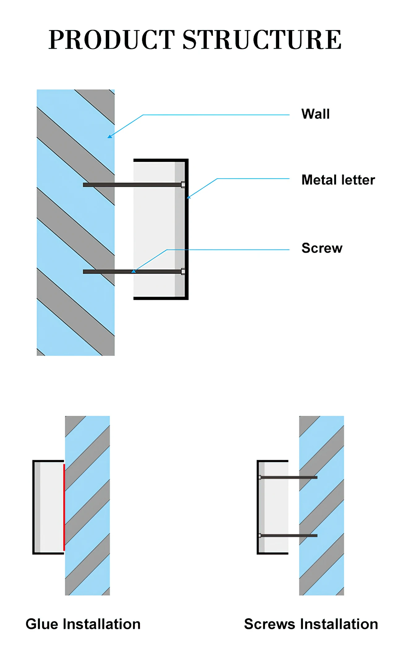 Custom Shop Store Front Logo Office Commercial Business Reception Led ...