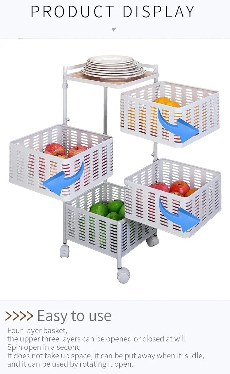 Anything Goes Reserve Rotating Vegetable Shelving Kitchen Floor ...