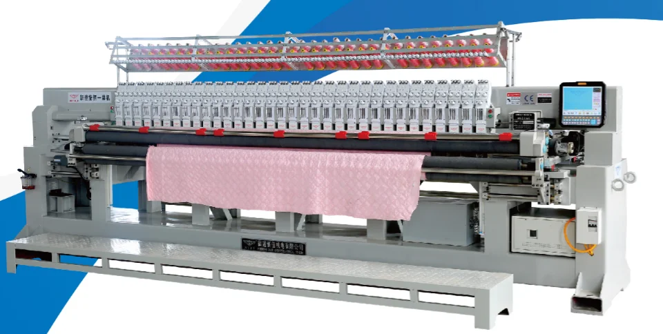 XJ-2-B Double Needle Quilting Embroidery Machine High Speed LX ...