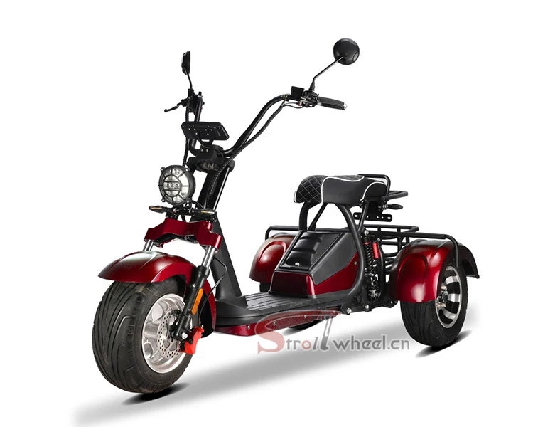 3 Wheel Electric Scooter Motorcycle 2000W 60V - Electric 3 Wheel Scooter