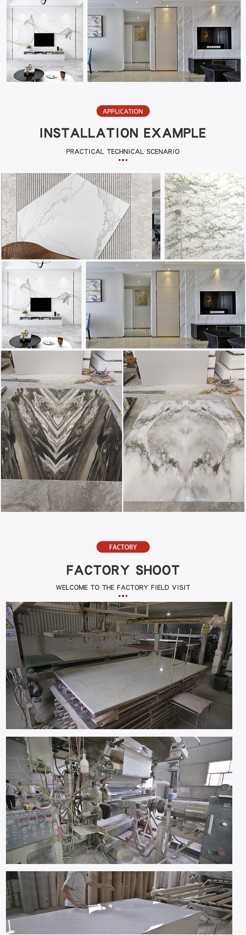 LT UV Marble Sheet - High Glossy PVC Wall Panels