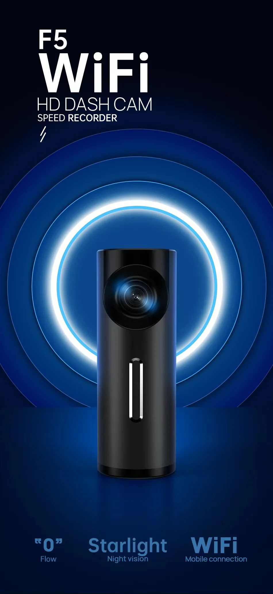 Dash Cam Wifi Full Hd 1080p 270 Degree Truck Video Recorder Camera ...