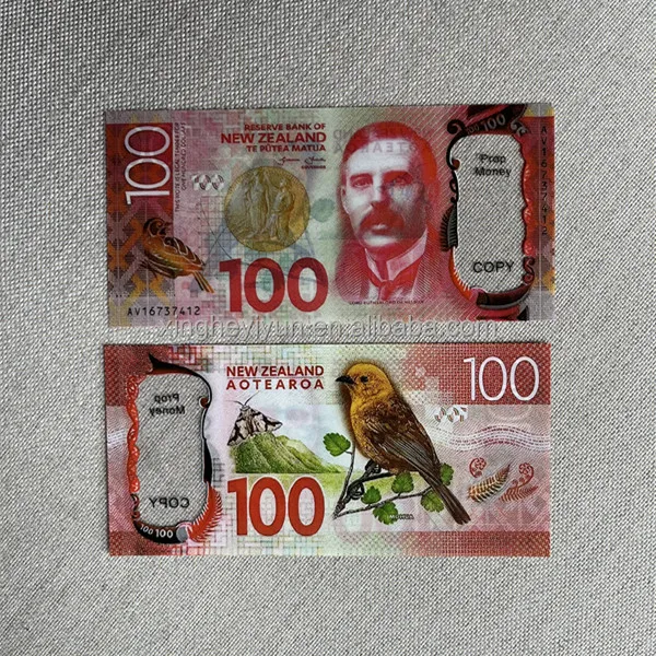 Transparent Polymer New Zealand Prop Money Event Decor and Props with ...