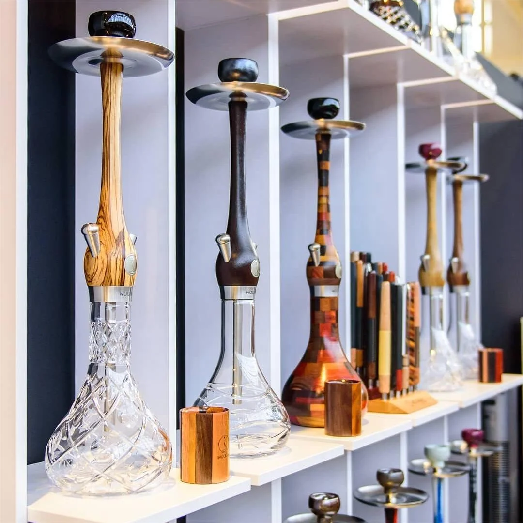 Top Selling New Wood Hookah Premium Large Stainless steel Colorful ...