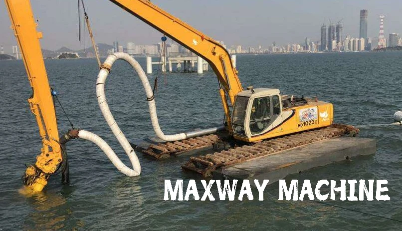 MAX250PU Floating Amphibious Pontoon Track for 23-26 Ton Excavators