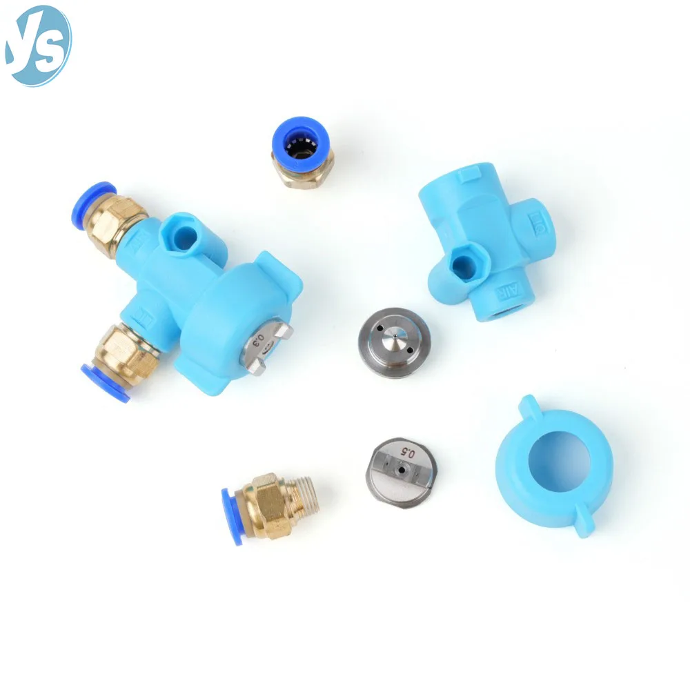 Mini Compressed Air Water Atomizing Nozzle Plastic Two Fluid Atomizer ...