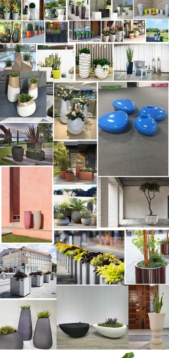 Large Planters For Outdoor Plants,Fiberglass Planters Large Outdoor ...