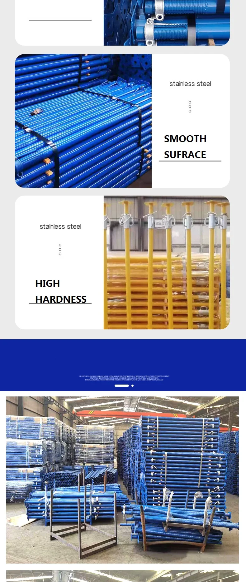 Galvanized Steel Acro Props - Reliable Scaffolding Solutions