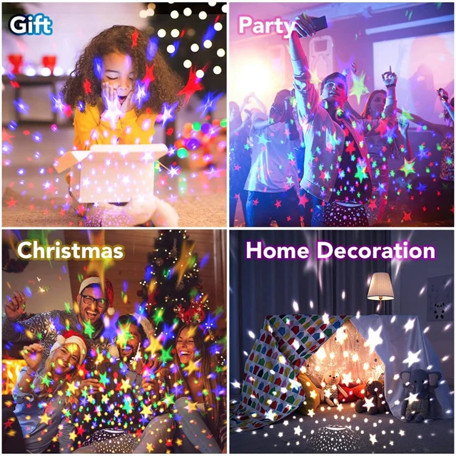 360 Rotating Projector Spin Starry Sky Star Master Baby Usb Led Night ...