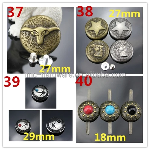 Shop Our Factory Faux Turquoise Conchos for Western Crafts