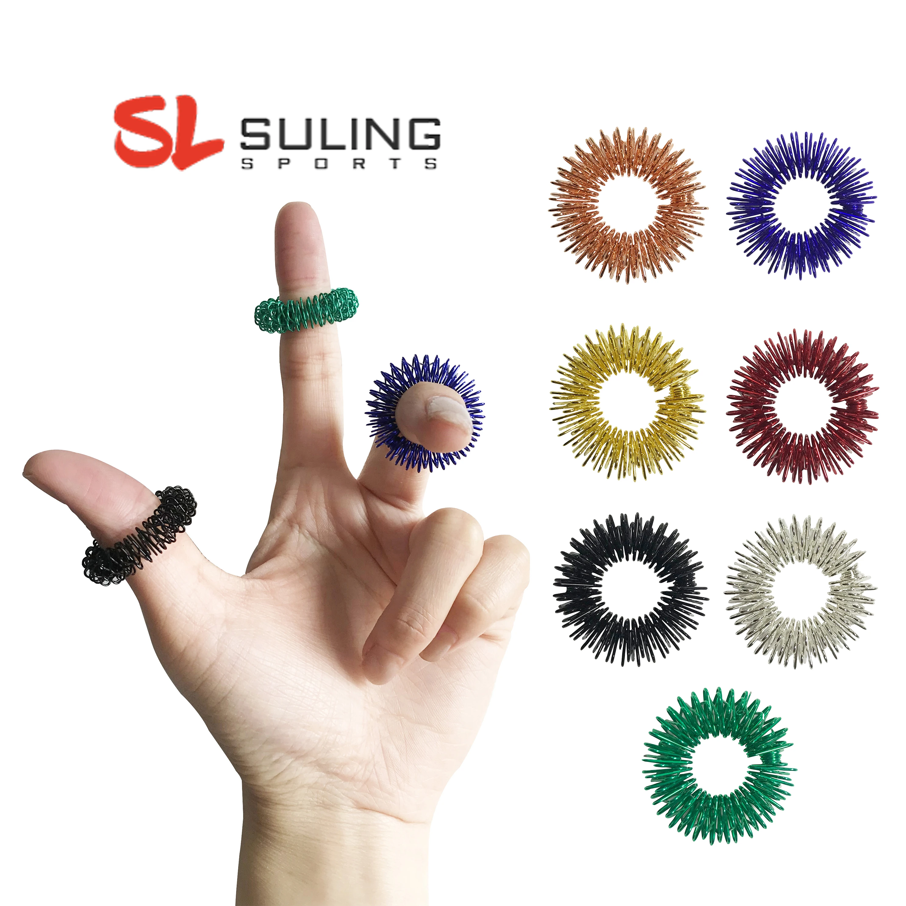 SULING Finger Massage Rings - Relief for Stress & Pain