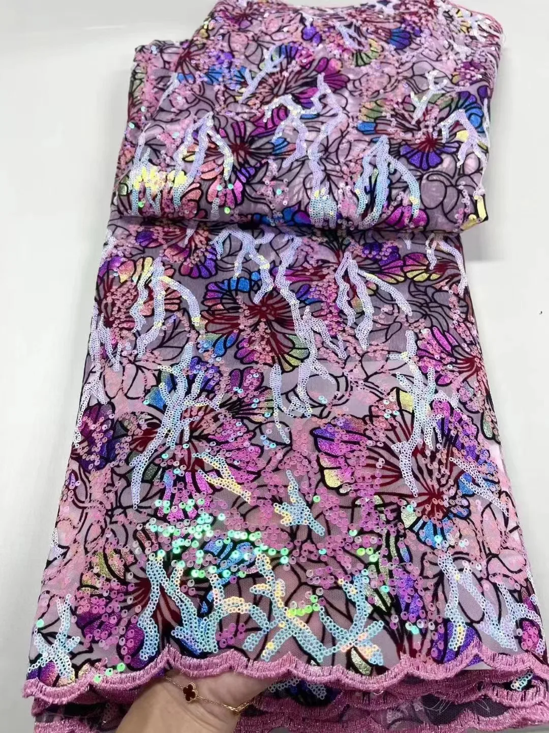 Wholesale Embroidery Lace Fabric For Party French 3d Embroidery Fabric ...