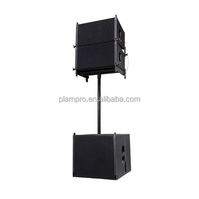 Active Line Array System Dual 10 Inch Sound Speaker Line Array With Power Amplifierstageparty