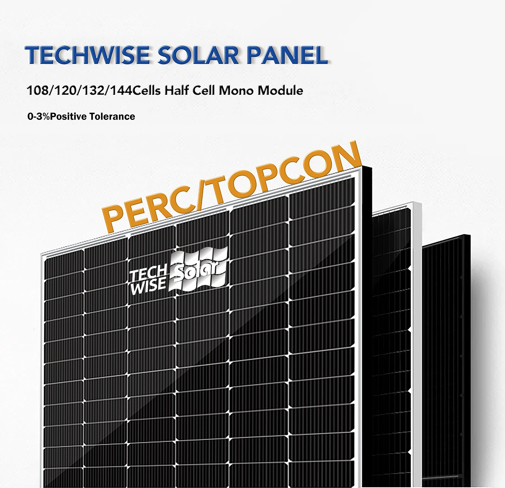 All Black 182mm 144 Cells 540w 545w 550w Watt Half Cut Mono Solar ...