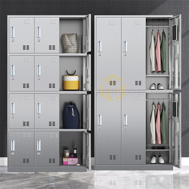Hospital Locker Room Metal Wardrobe Cabinet Scientific Lab Personnel ...
