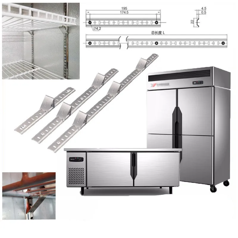 Refrigerator Spare Parts Hanging Rails Brackets Stainless Pilaster ...