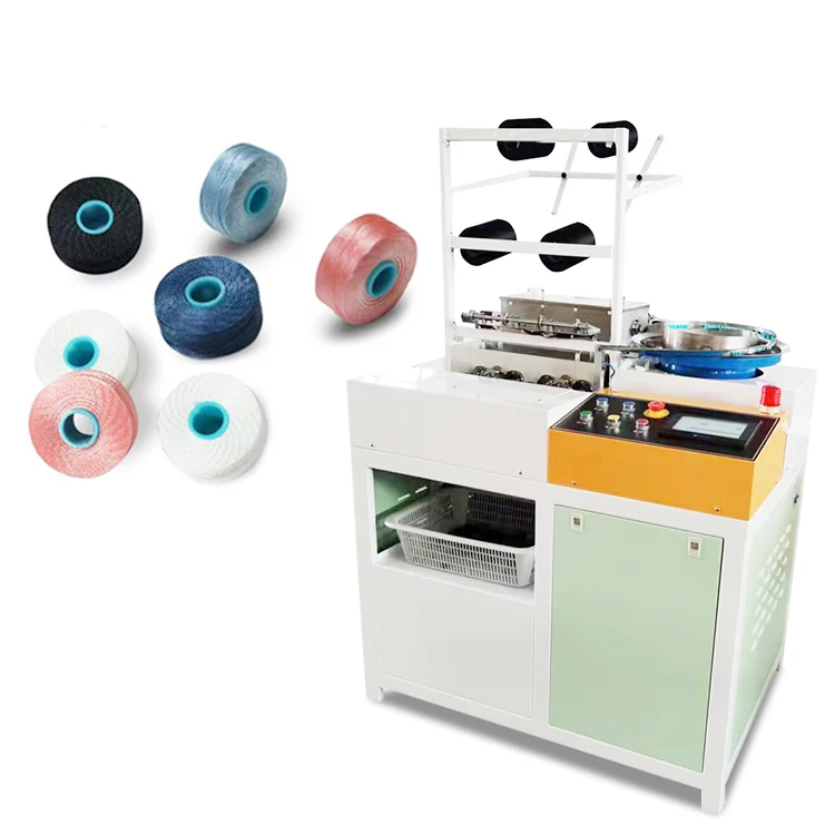 Industrial Use Automatic Plastic Core Bobbin Thread Winder Machine ...