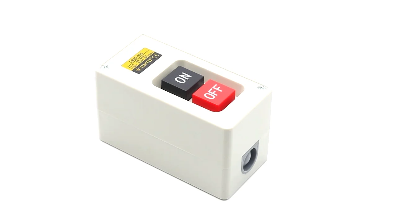 Cntd Cbsp-315 Type M4 Power Pushbutton Switch 15a 2.2kw Black Button ...