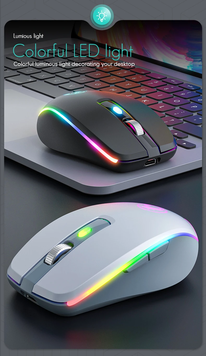 Imice G903 Wireless Gaming Mouse - Dual Model Backlit Design