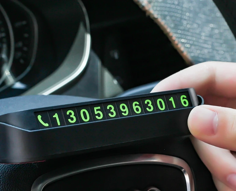 Temporary Parking Number Plate Move Car License Plate Automotive ...