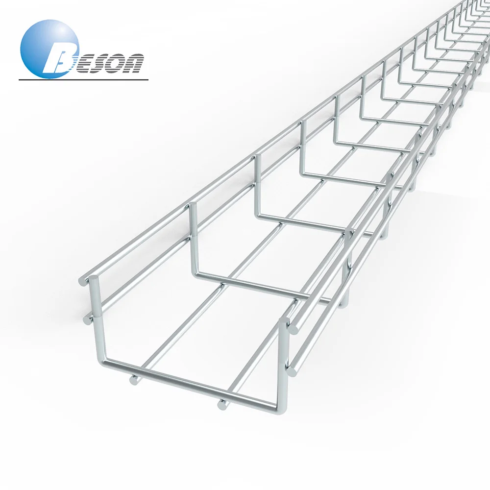 wire mesh cable tray/wire basket cable tray/open wire basket tray