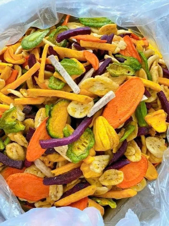 Natural Non-GMO Dried Fruit Chips Mix 100% Preserved in Sweet Taste ...