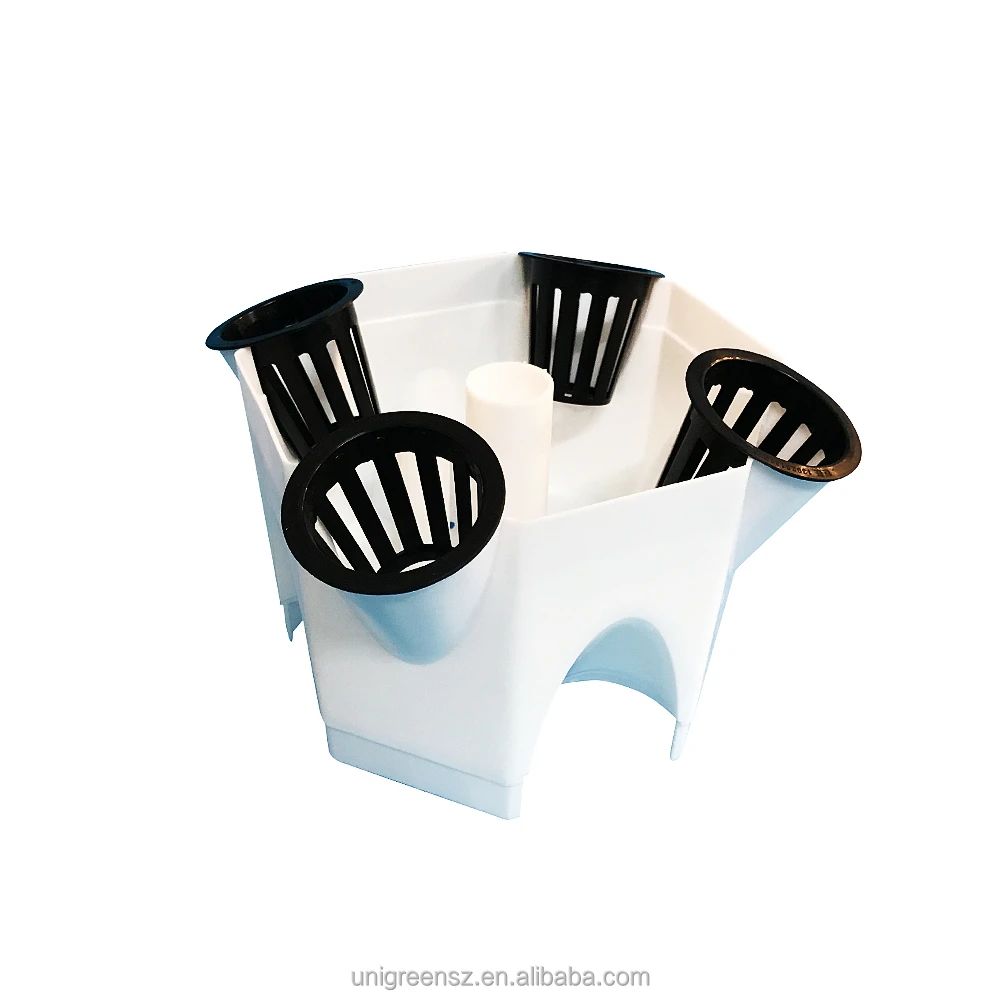 Petal Tower Hydroponic Greenhouse Indoor Plant Vertical Tower 48 Holes ...