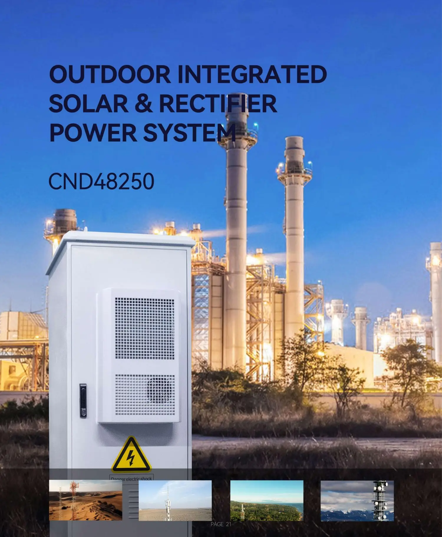 3KVA Outdoor UPS System - Reliable Power with Batteries