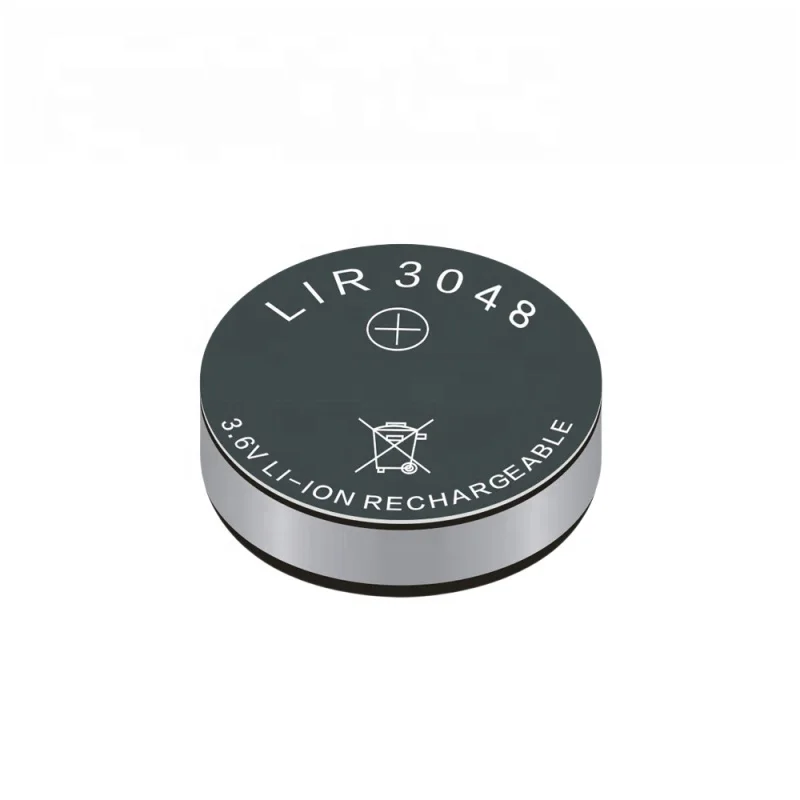 3.6V200mAh button-type LIR3048 lithium cobalt oxide battery Licoo2 ...