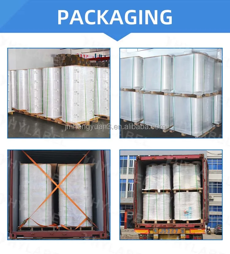 Jumbo Label Stock Thermal Paper Label Coated Paper Self Adhesive Label ...