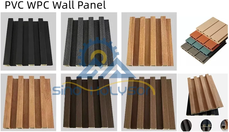 Sino-Holyson WPC PVC Louver Panel Production Line Core Includes Screw ...