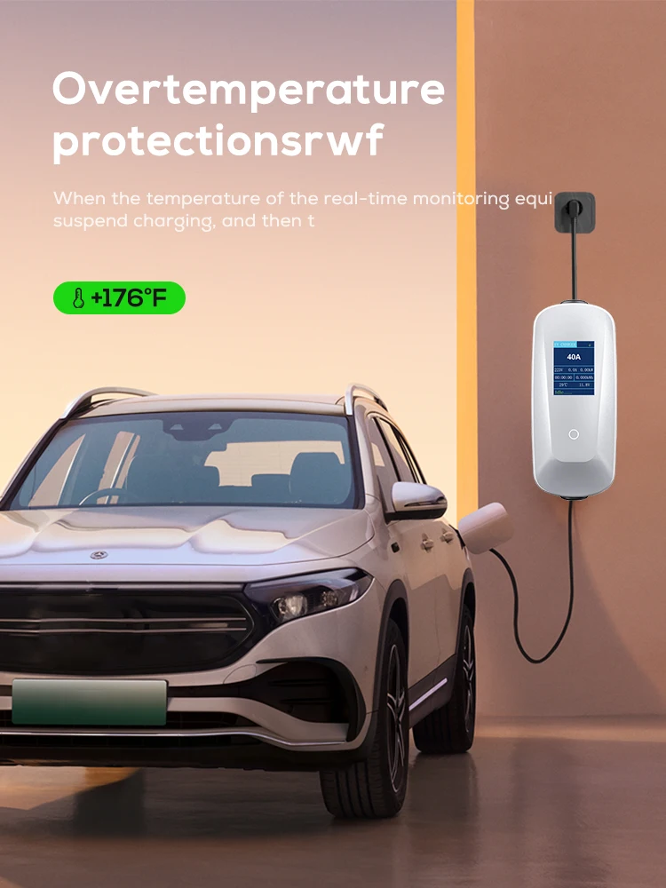 Ovrod Electric Car 16a Mode 2 Evse Charging Box Level 2 Portable Ev ...