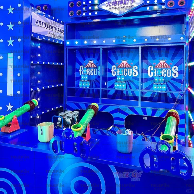 Tolefun Most Popular 3D Design Rendering Kids 3 Players Cannon Shooter ...