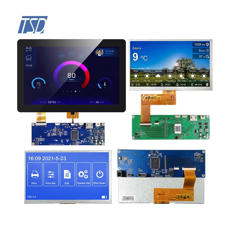 HMI Portrait Mode 10.1'' IPS TFT LCD Display MIPI Interface
