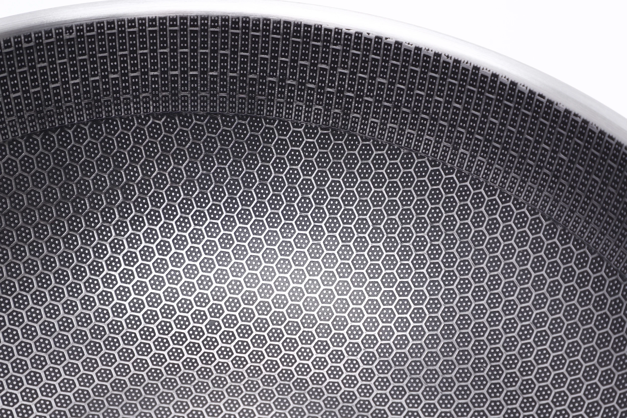 30cm 32cm Uncoated Stainless Steel Cookware Honeycomb Nonstick Cooking ...